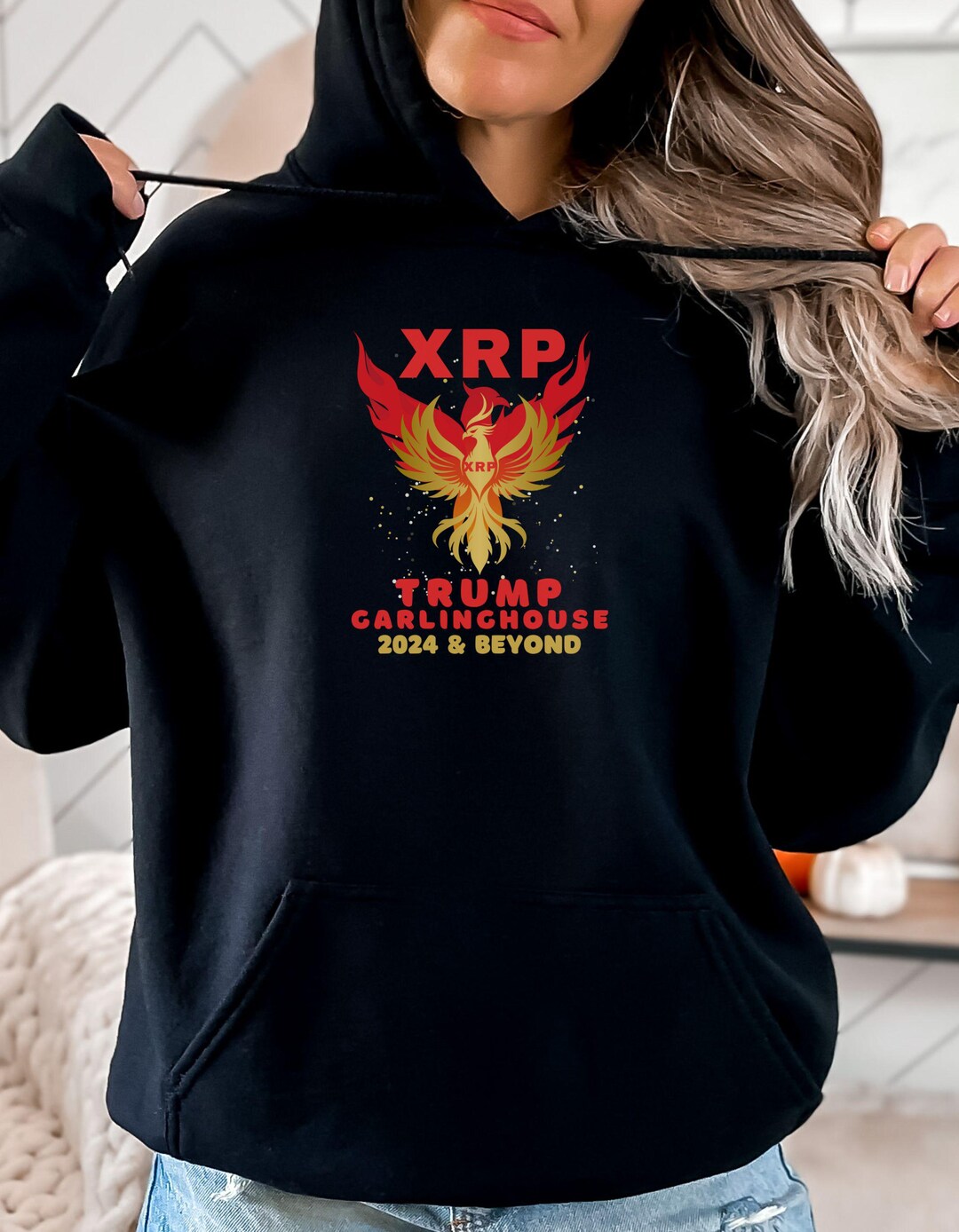 XRP Trump Garlinghouse Phoenix Hoodie, Unisex Sweatshirt ...