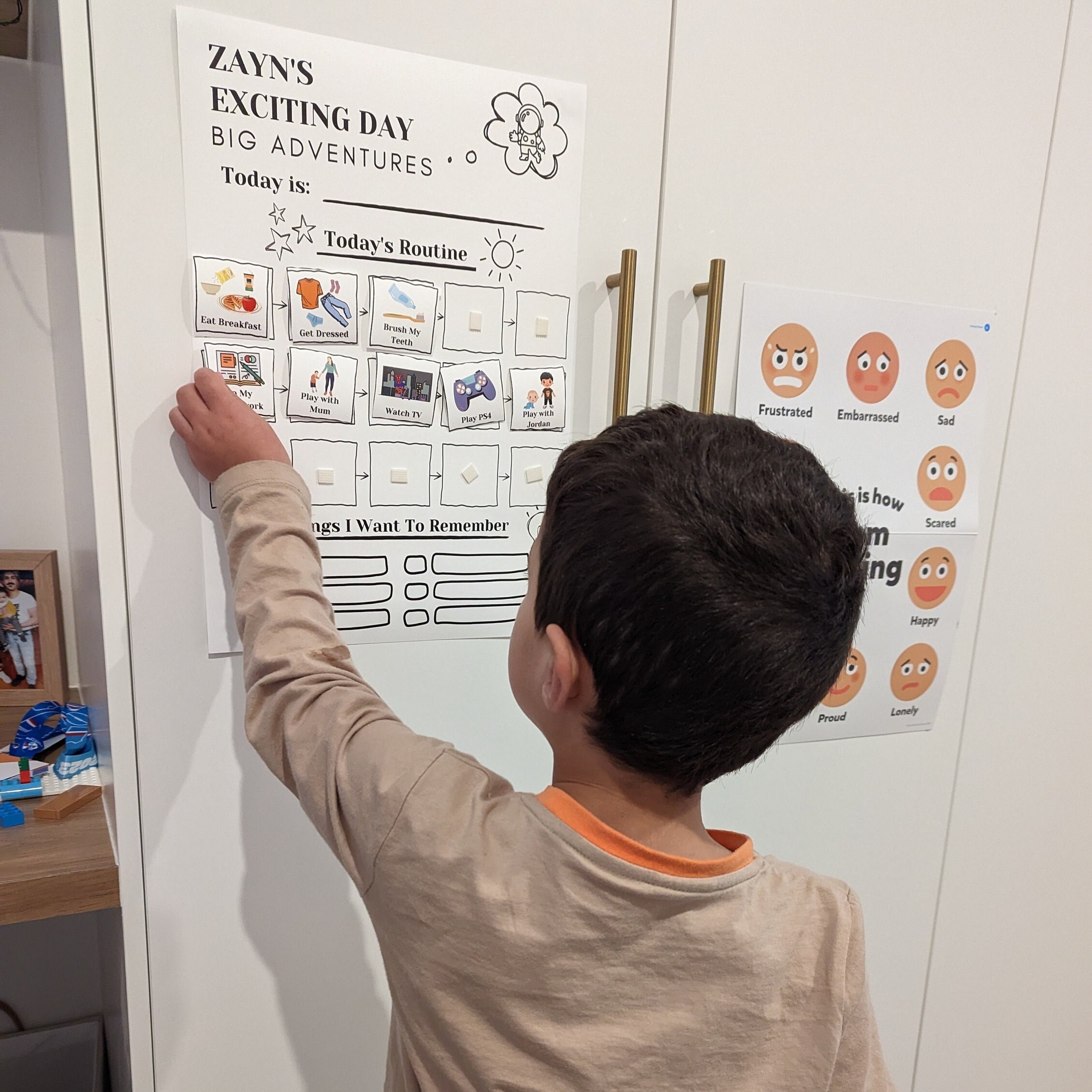 Child Daily Routine Chart & Activity Charts - Etsy