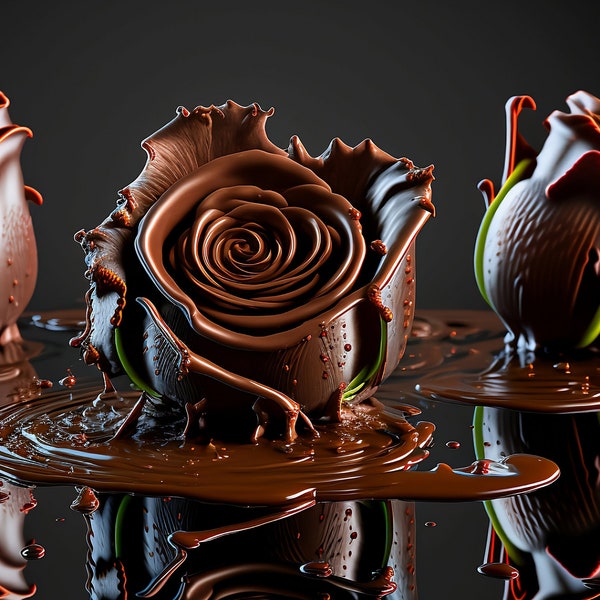 Chocolate Roses - Etsy