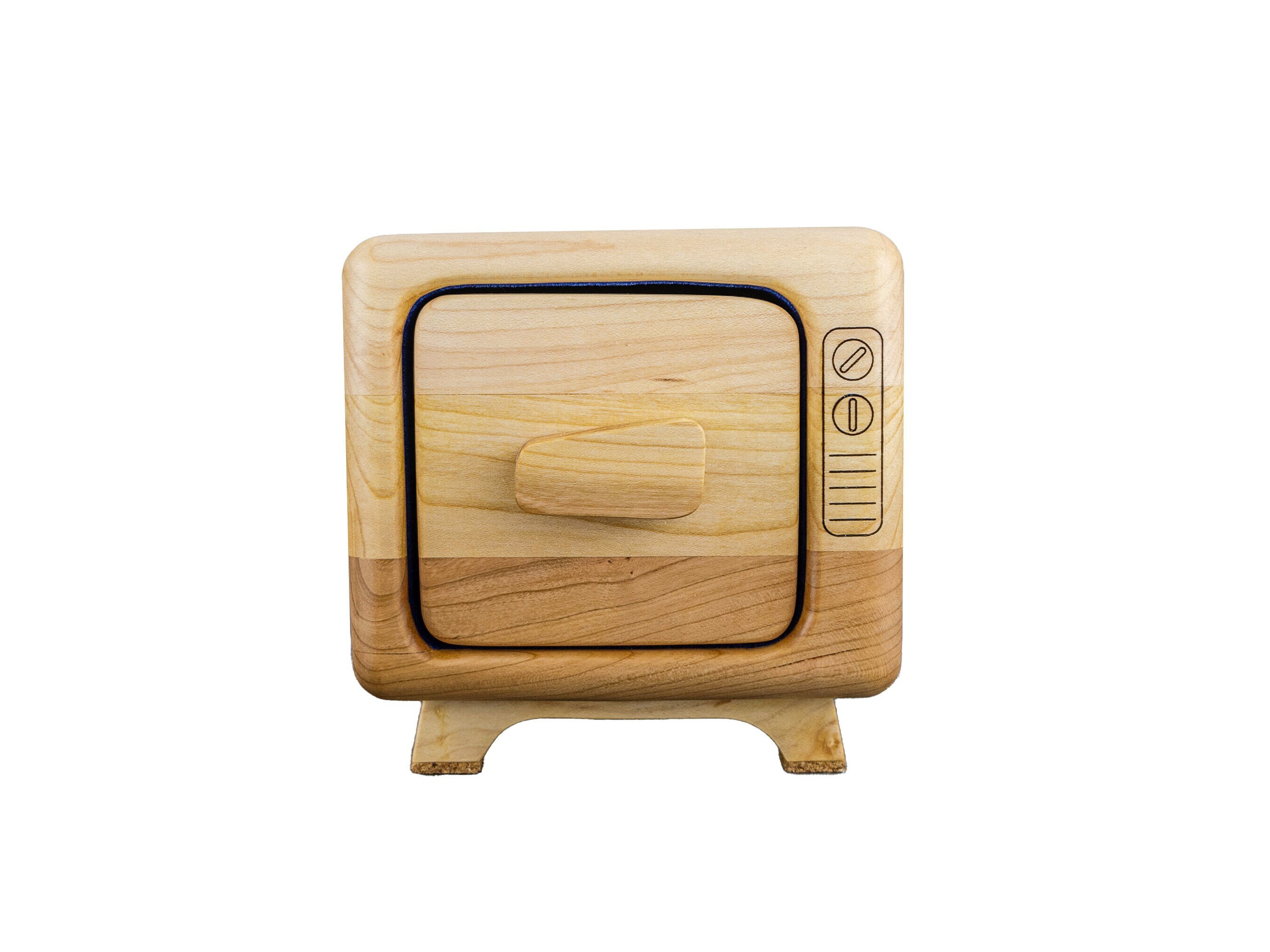 Retro Stash Box, Cherry & Maple Wood, Handmade Minimalist Home Decor ...