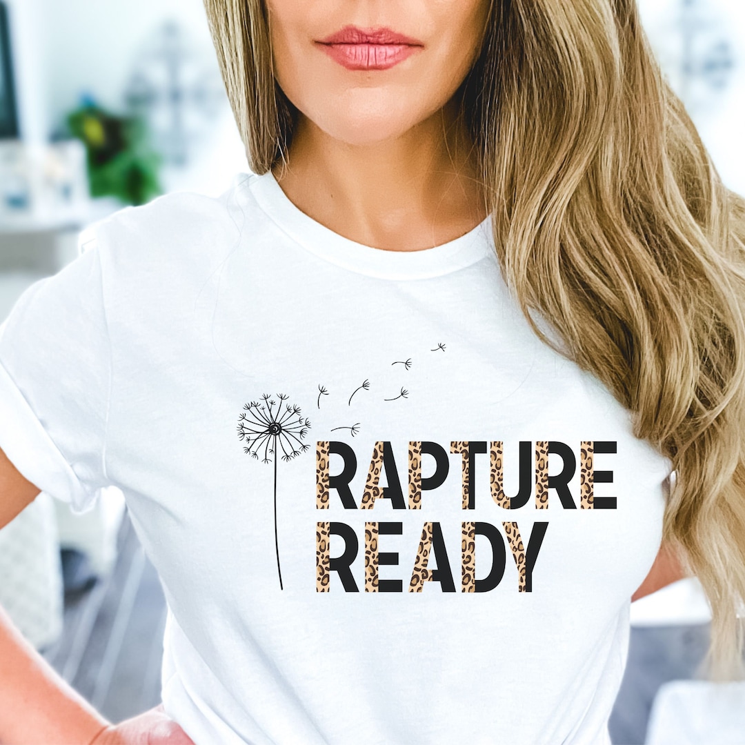 Rapture Ready Leopard Print Tshirt, Christian Shirts for Women, Jesus T ...