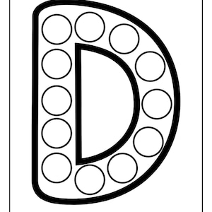 Alphabet Dot Marker Printables: ABC Dot Activities (digital Download ...