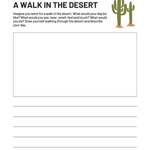 Descriptive Writing Prompts: Story Starters & Draw and Write (digital ...