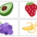 Fruit Matching Game: Educational Flashcards (digital Download) - Etsy