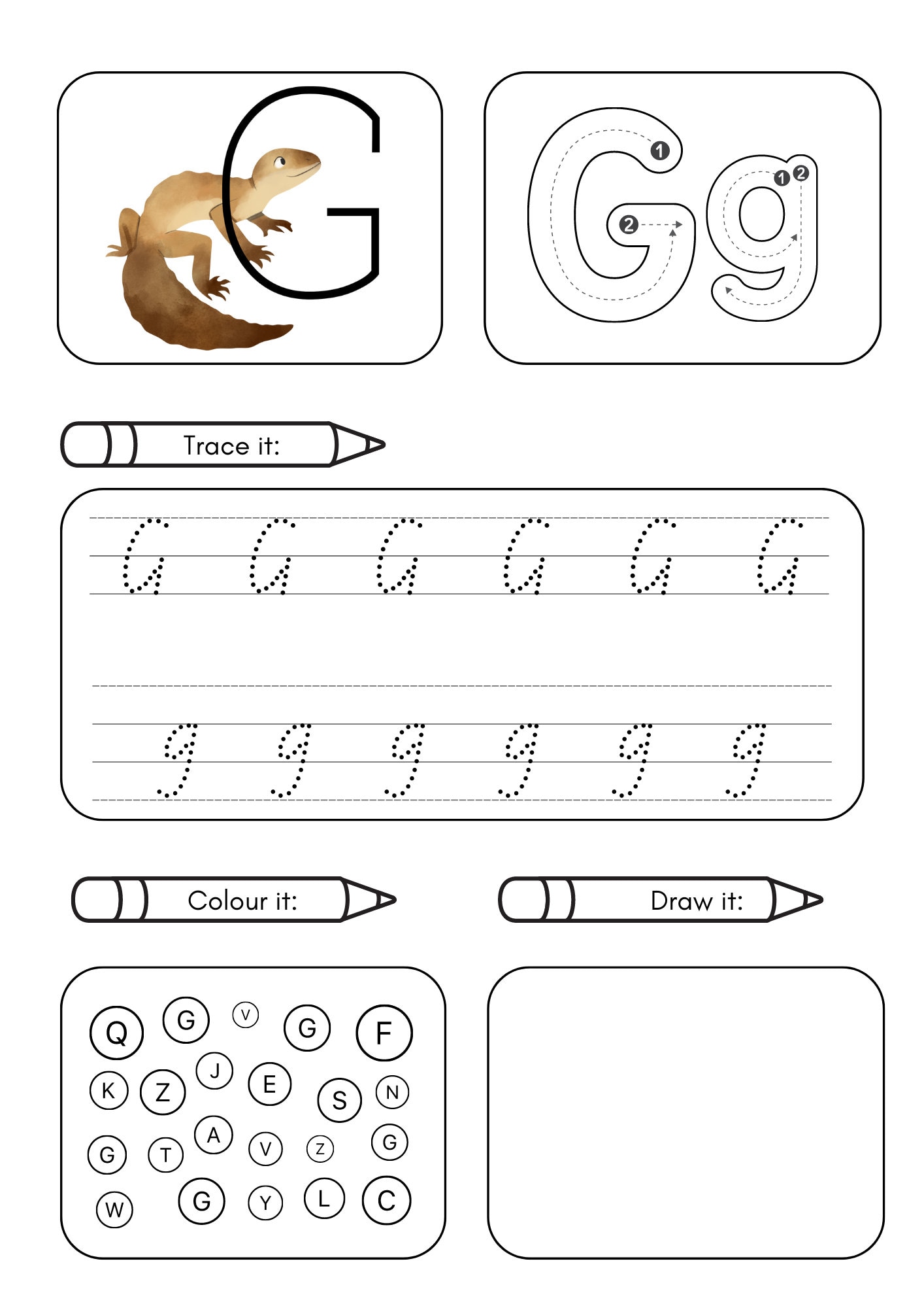 Alphabet Letter Worksheets Alphabet Tracing Preschool Sheets ...