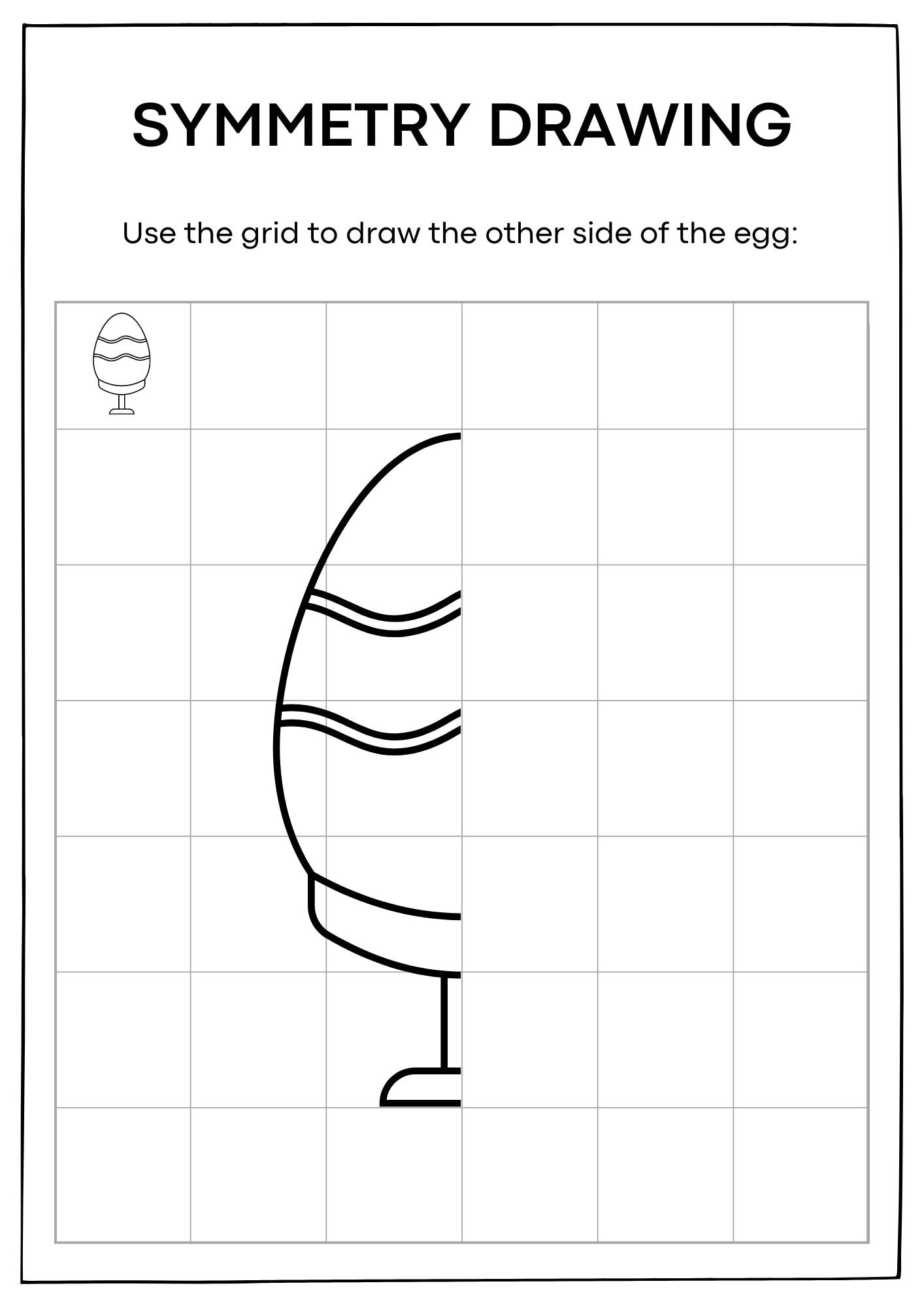 Symmetry Drawing Coloring Pages: Road Trip Activity (digital Download ...