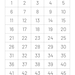 Number Chart 1-50: Teacher Classroom Homeschool Resource (digital ...
