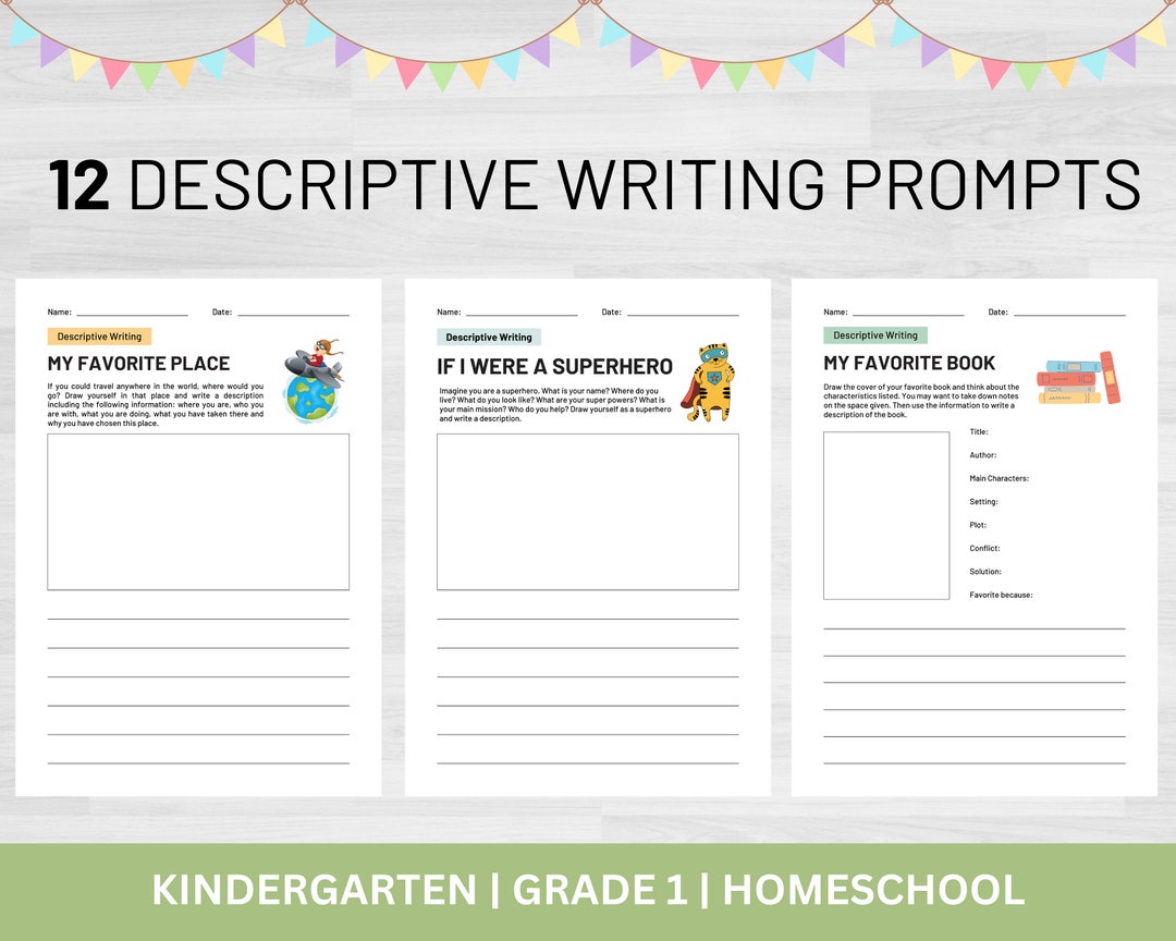 Creative Writing Prompts Descriptive Writing Prompts Story Starters ...