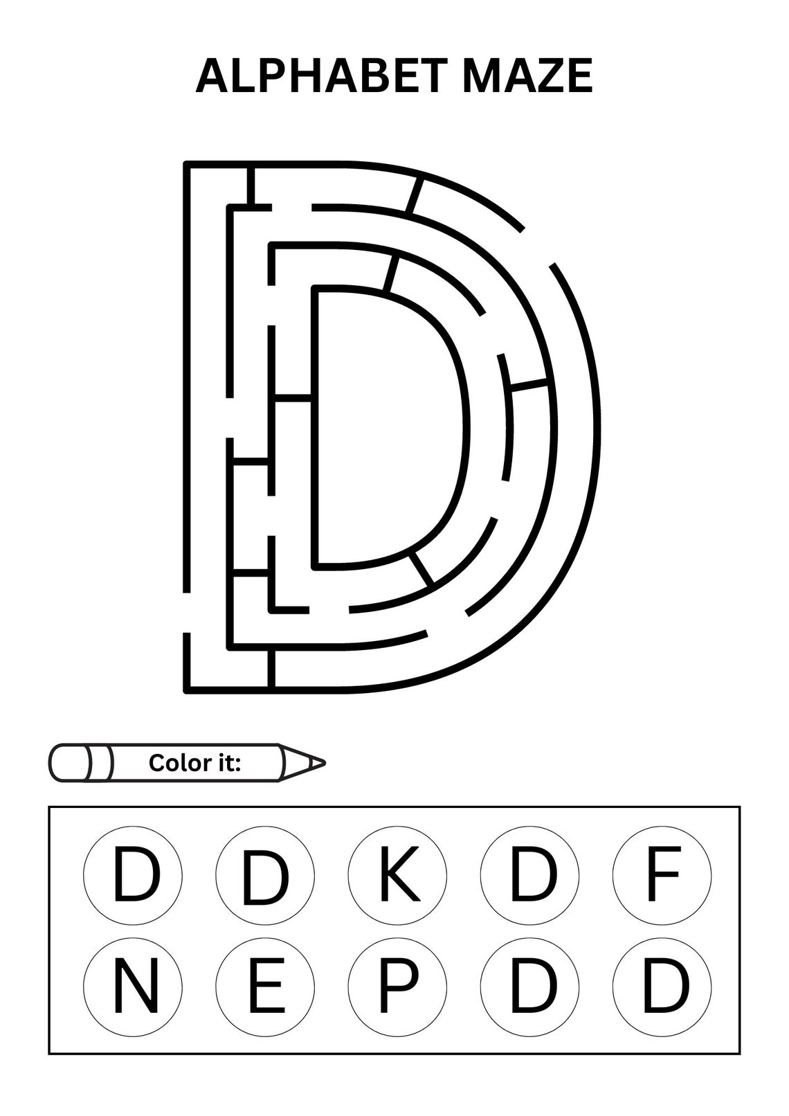 Alphabet Mazes Alphabet Printables Alphabet Worksheets Alphabet ...