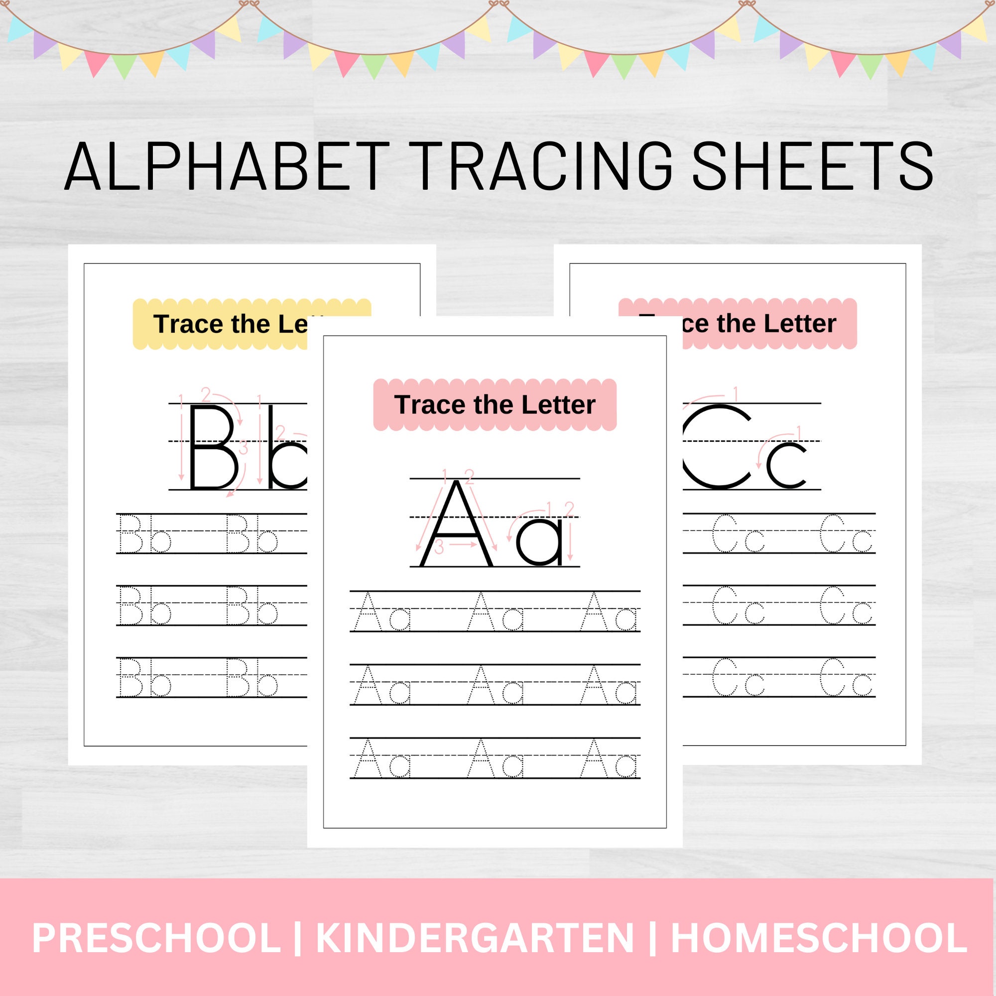 Alphabet Tracing Worksheets | Alphabet Tracing Printable | Alphabet ...