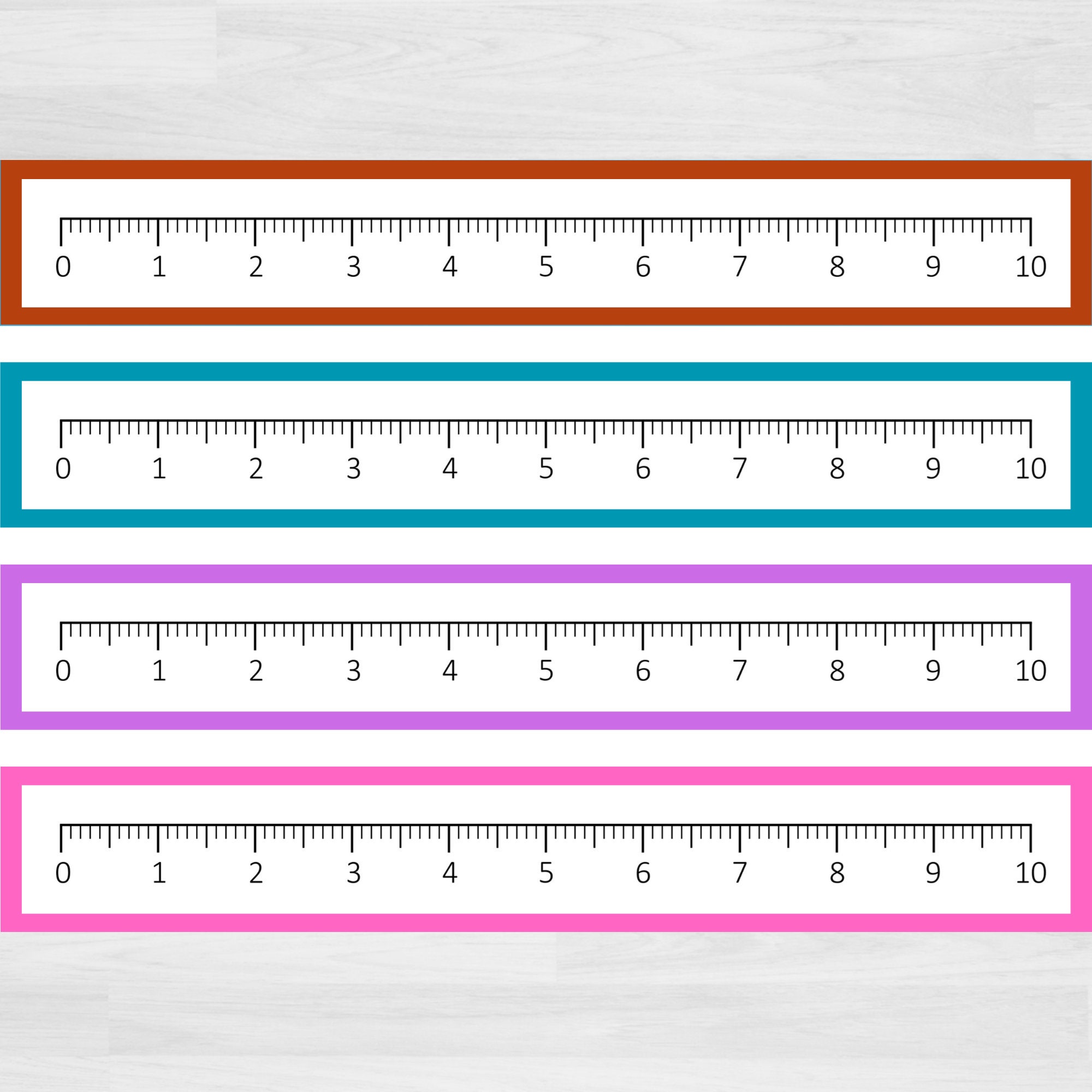Printable Number Line 0-10: Colorful Classroom Teacher Resource (PDF ...