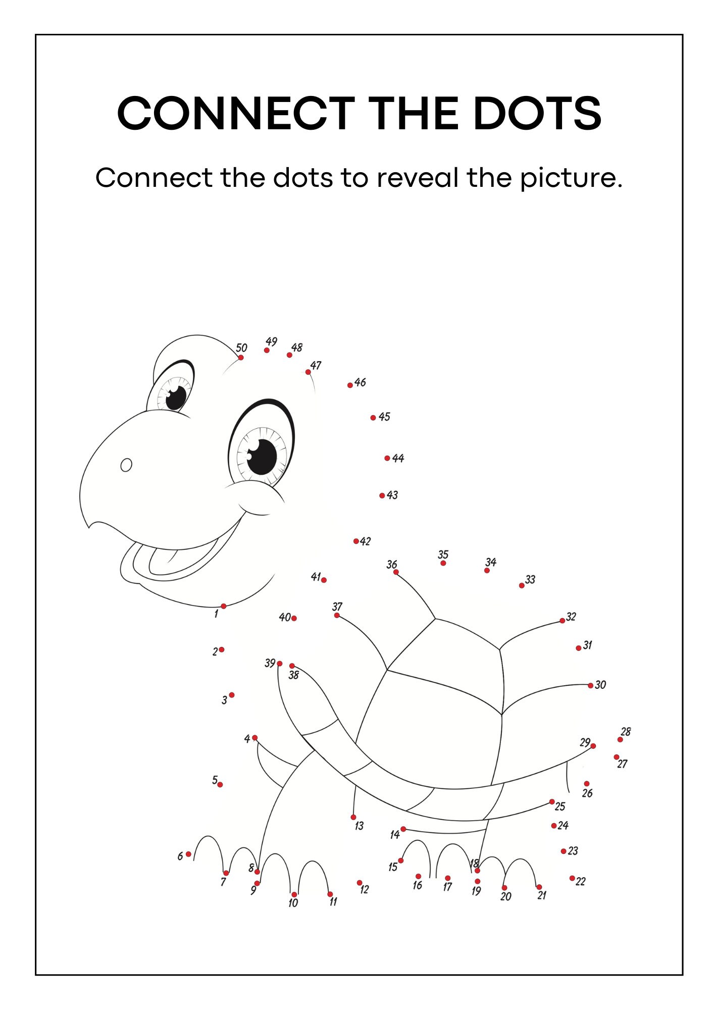 Connect the Dots | Connect the Dots Printables | Join the Dots ...