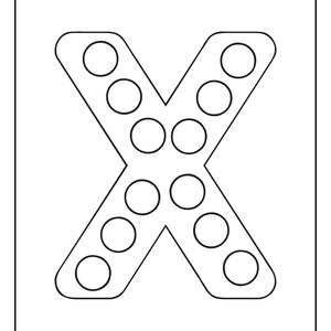 Alphabet Dot Marker Printables: ABC Dot Activities (digital Download ...