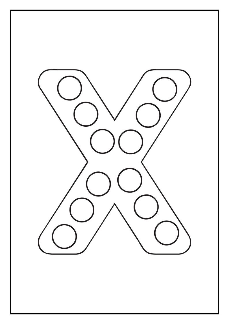 Alphabet Dot Marker Printables: ABC Dot Activities (digital Download ...