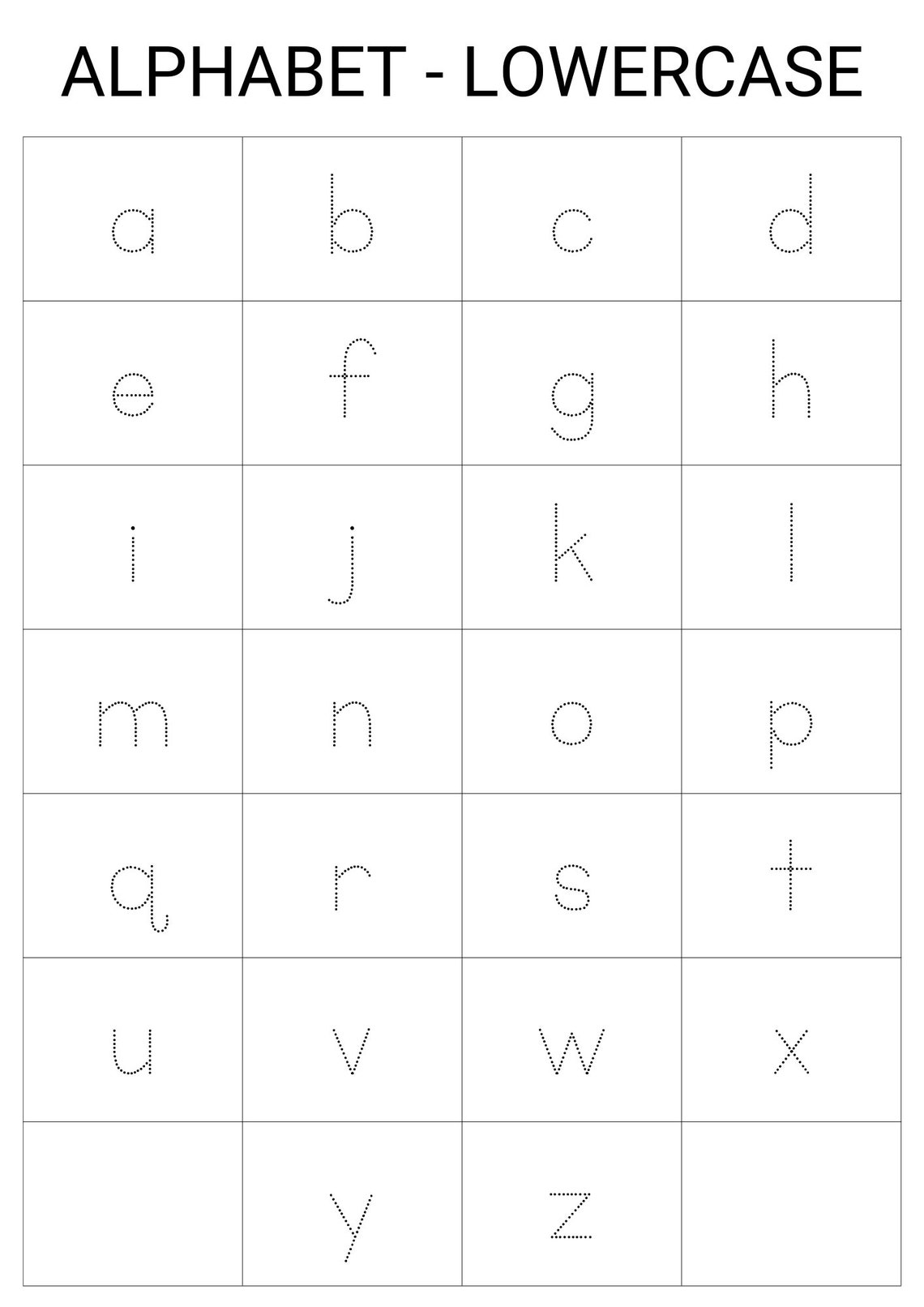 Alphabet Tracing Worksheets: Uppercase & Lowercase (digital Download ...