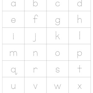 Alphabet Tracing Worksheets: Uppercase & Lowercase (digital Download ...
