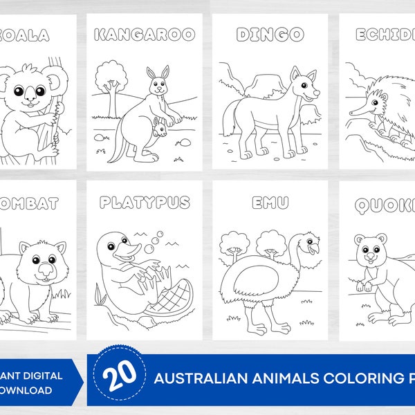 Australian Animals - Etsy