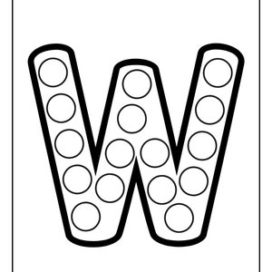 Alphabet Dot Marker Printables: ABC Dot Activities (digital Download ...