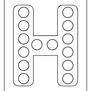 Alphabet Dot Marker Printables: ABC Dot Activities (digital Download ...