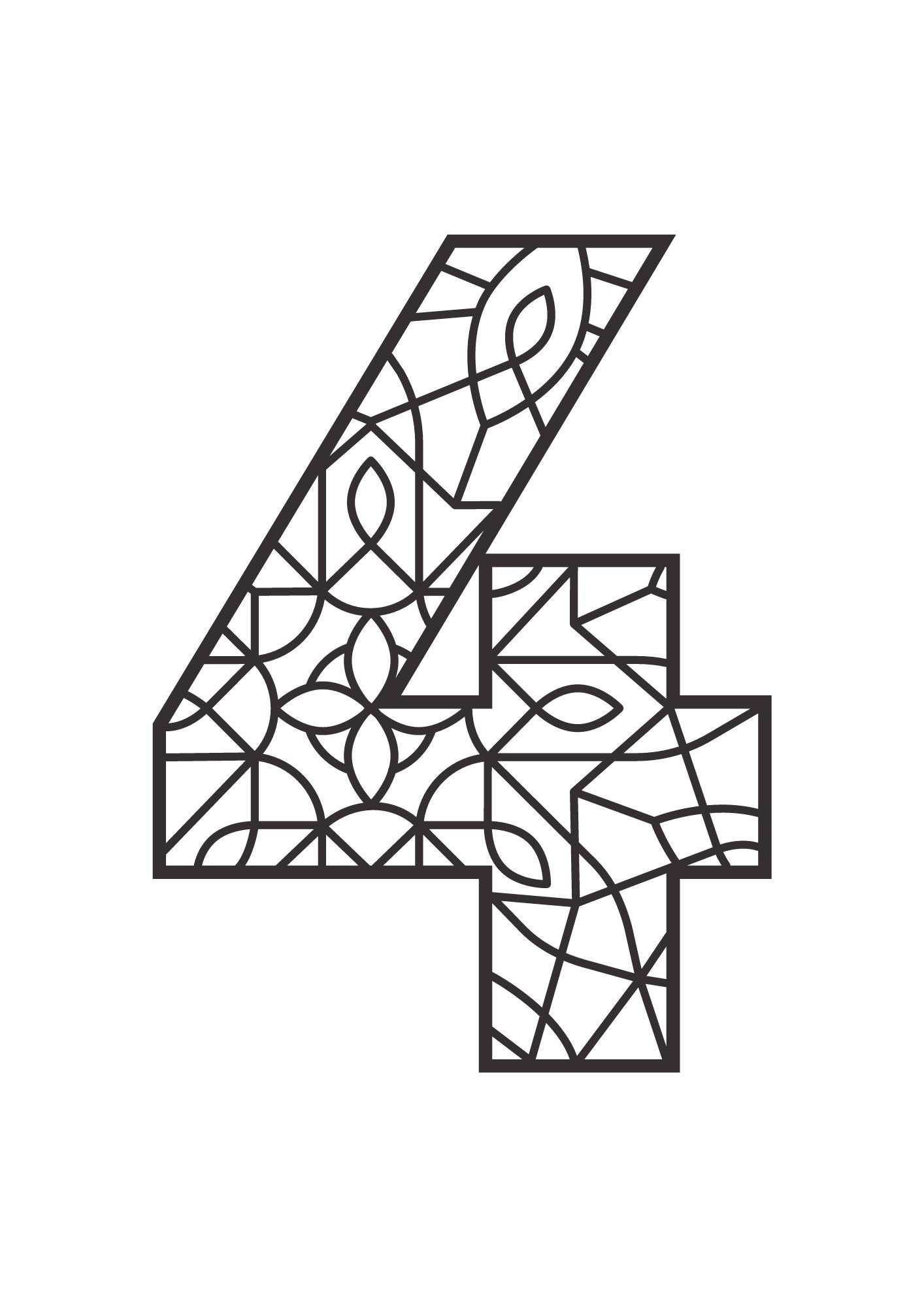 Mandala Numbers Coloring Pages Numbers 1-10 Coloring Numbers Coloring ...