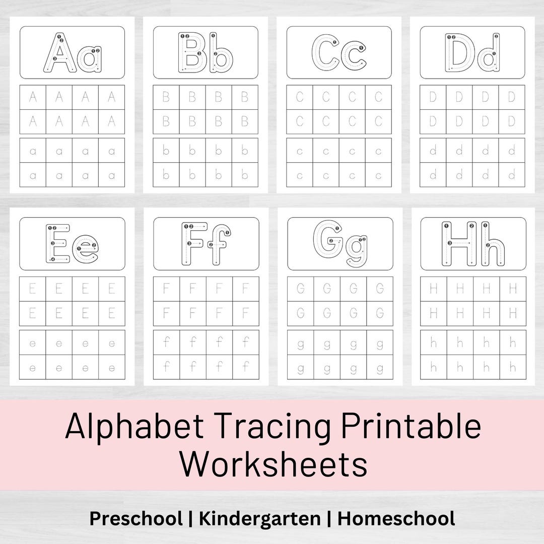 Alphabet Tracing Worksheets | Alphabet Tracing Printable | Alphabet ...