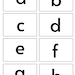 Lowercase Alphabet Flash Cards: Printable Literacy Aids (digital ...