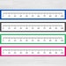 Printable Number Line 0-100 | Number Line Printable | Count to 100 ...