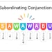 ISAWAWABUB Subordinating Conjunctions Chart (digital Download) - Etsy