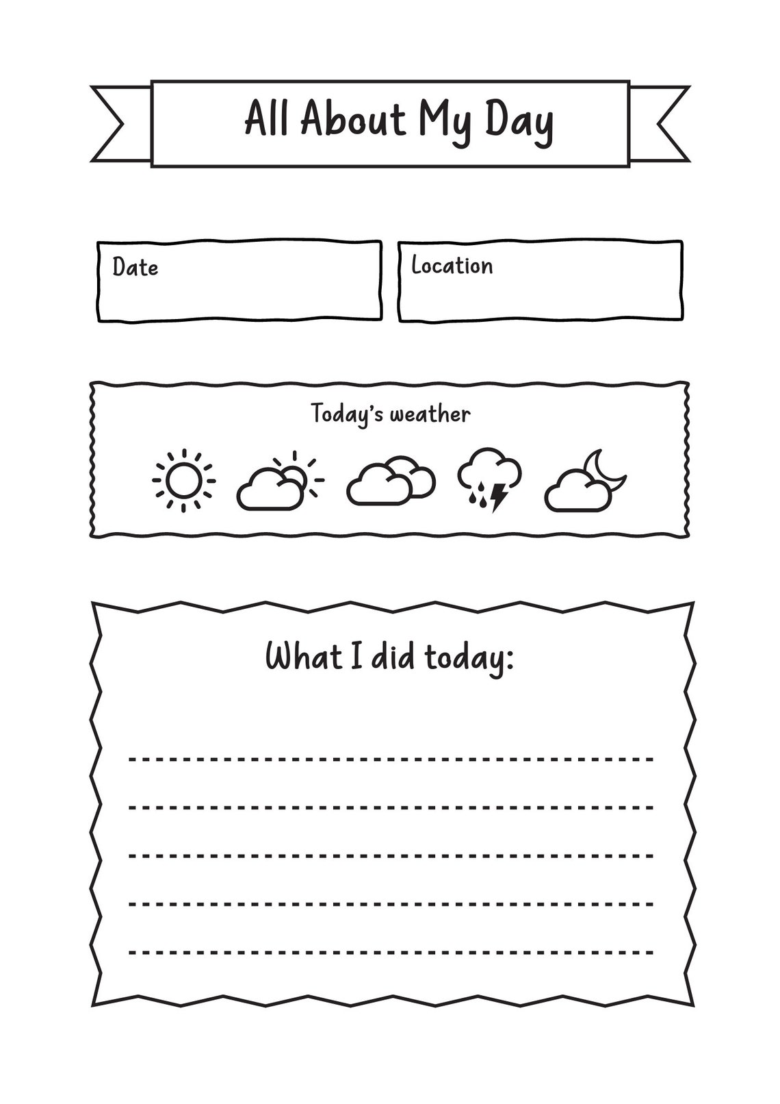 Travel Journal Printable Travel Journal Kids Travel Journal Digital ...