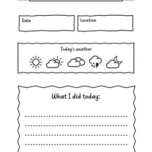 Travel Journal Printable | Travel Journal Kids | Travel Journal Digital ...