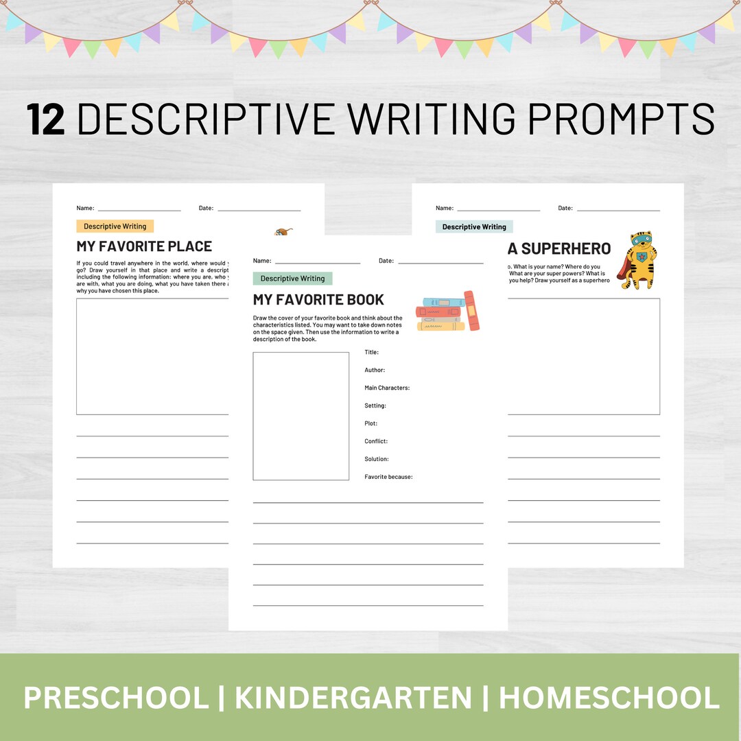Creative Writing Prompts | Descriptive Writing Prompts | Story Starters ...