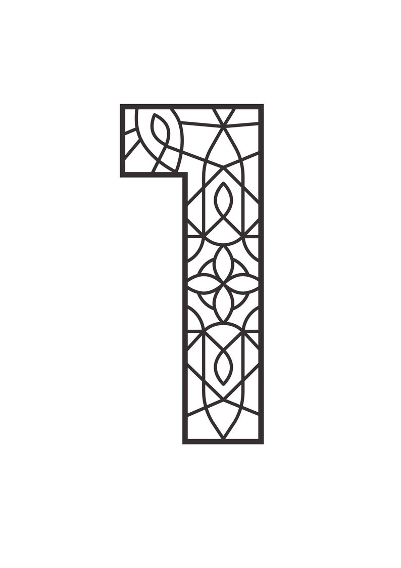 Mandala Numbers Coloring Pages | Numbers 1-10 Coloring | Numbers ...