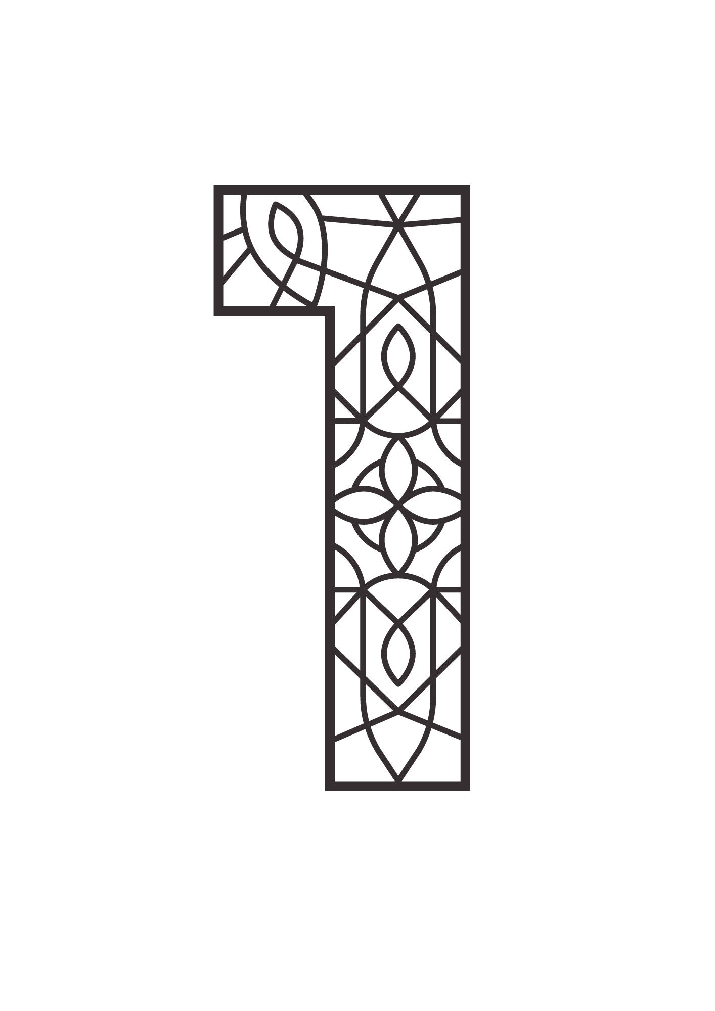 Mandala Numbers 1-10 Coloring Pages: Mindfulness Printable (PDF) - Etsy