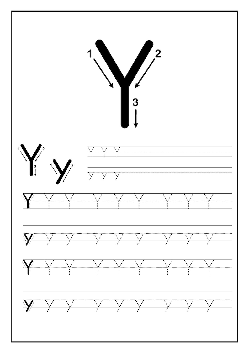 Alphabet Tracing Worksheets Alphabet Tracing Printable Alphabet Letter ...