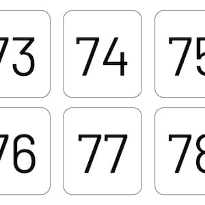Numbers 1-100 Flashcards | Count to 100 | Learn to Count | Math ...