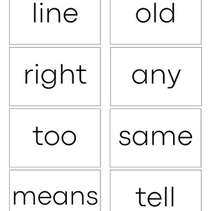 Fry Sight Words: Second 100 Flashcards (digital Download) - Etsy