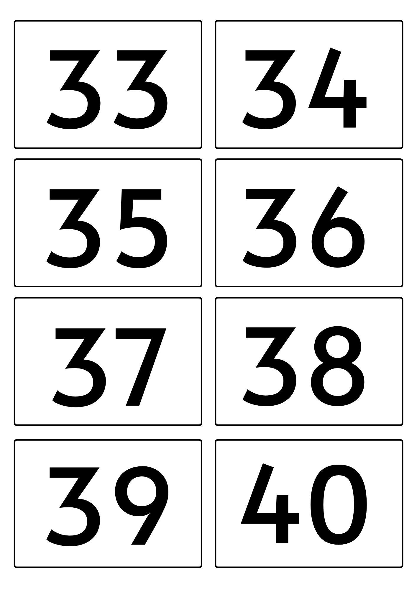 Number Flash Cards 1-100: Printable Numeracy Aid (digital Download) - Etsy