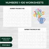 Dry Erase Number Trace Learn to Write Your Numbers 0-20 SVG - Etsy UK
