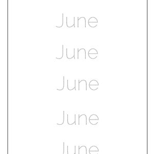 Months of the Year Tracing Worksheet: Handwriting Practice (digital ...