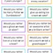 Would You Rather Game: Fun Family Conversation Starters (PDF) - Etsy