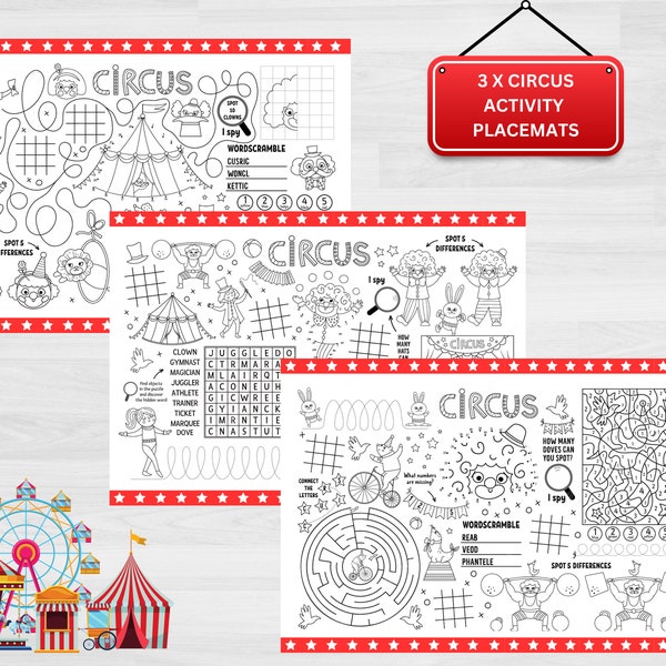 Circus Party Theme - Etsy