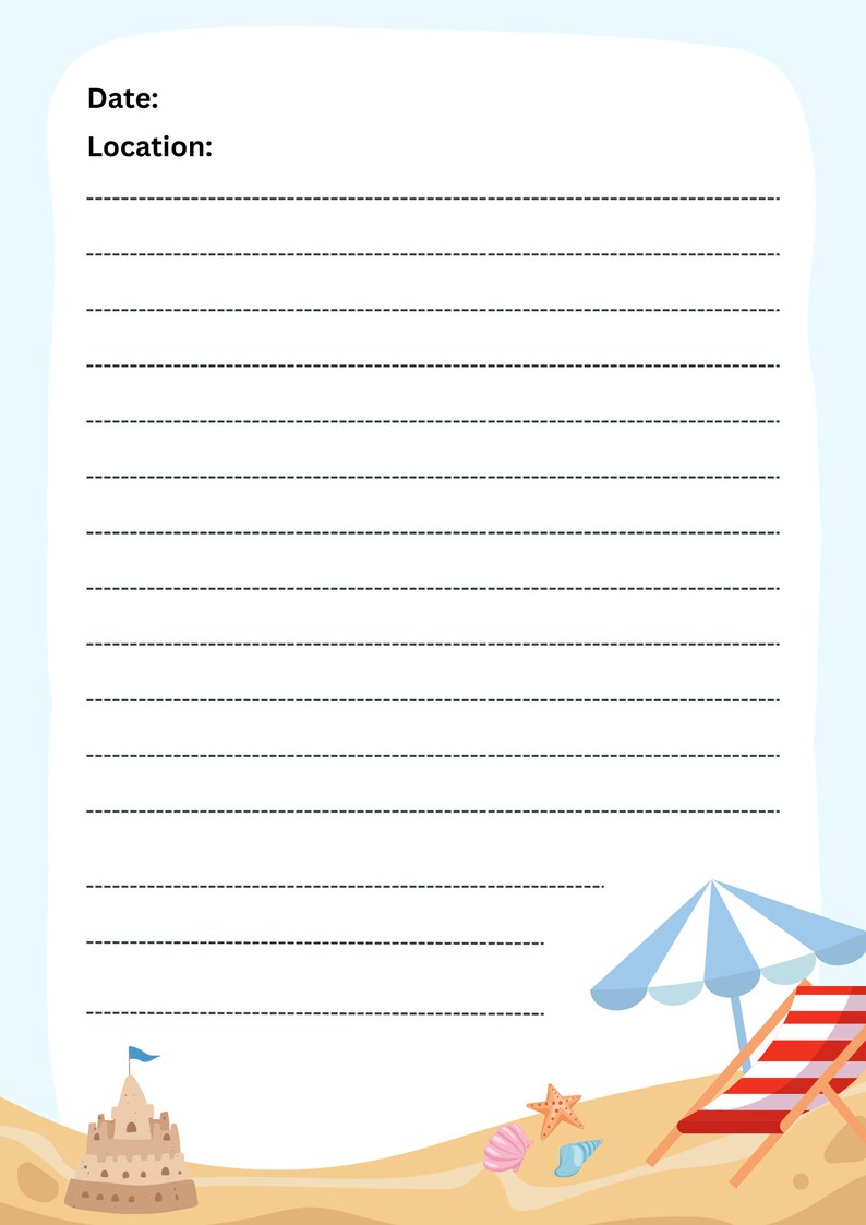 Travel Journal Printable | Travel Journal Kids | Travel Journal Digital ...