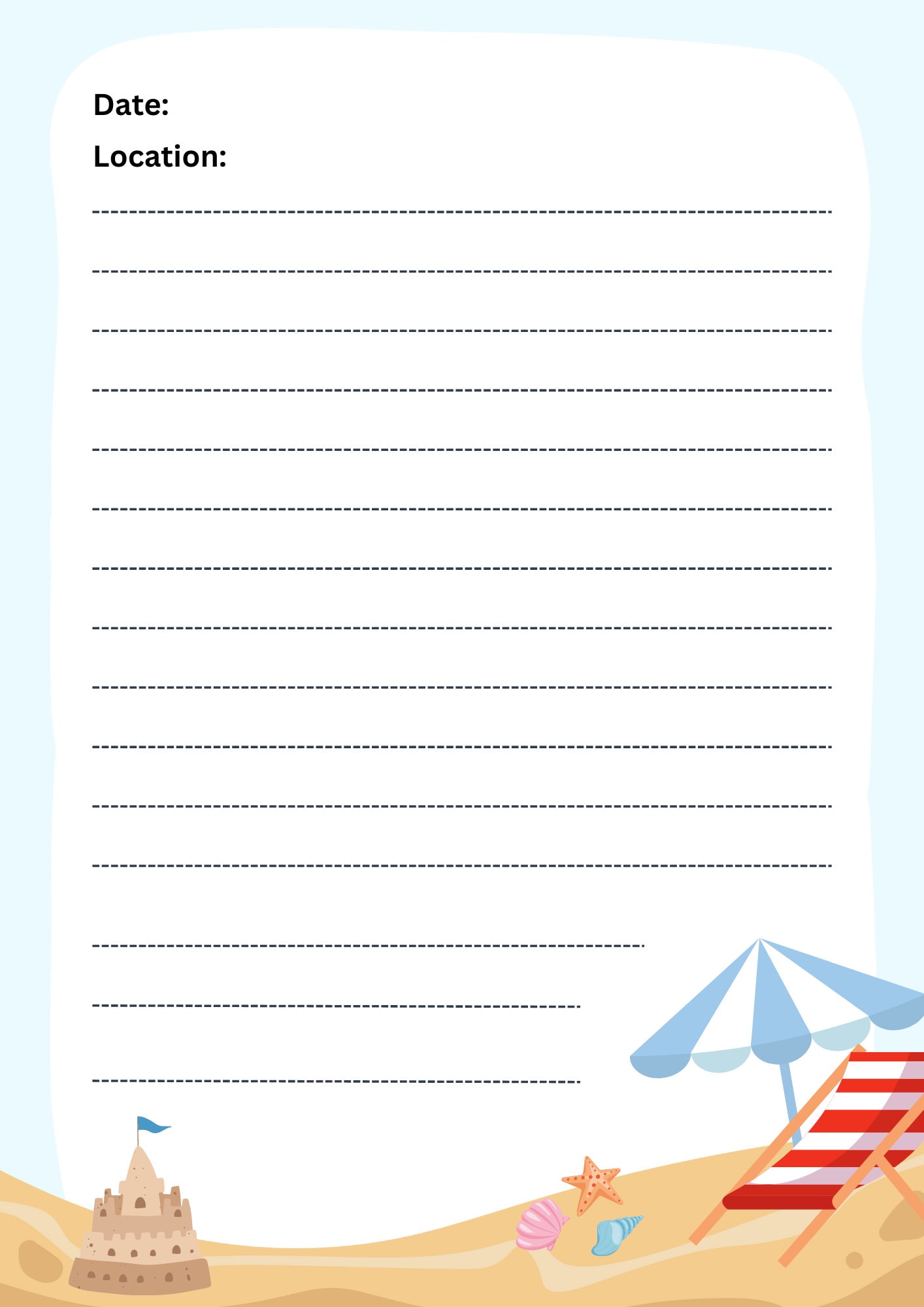 Travel Journal Printable Travel Journal Kids Travel Journal Digital ...