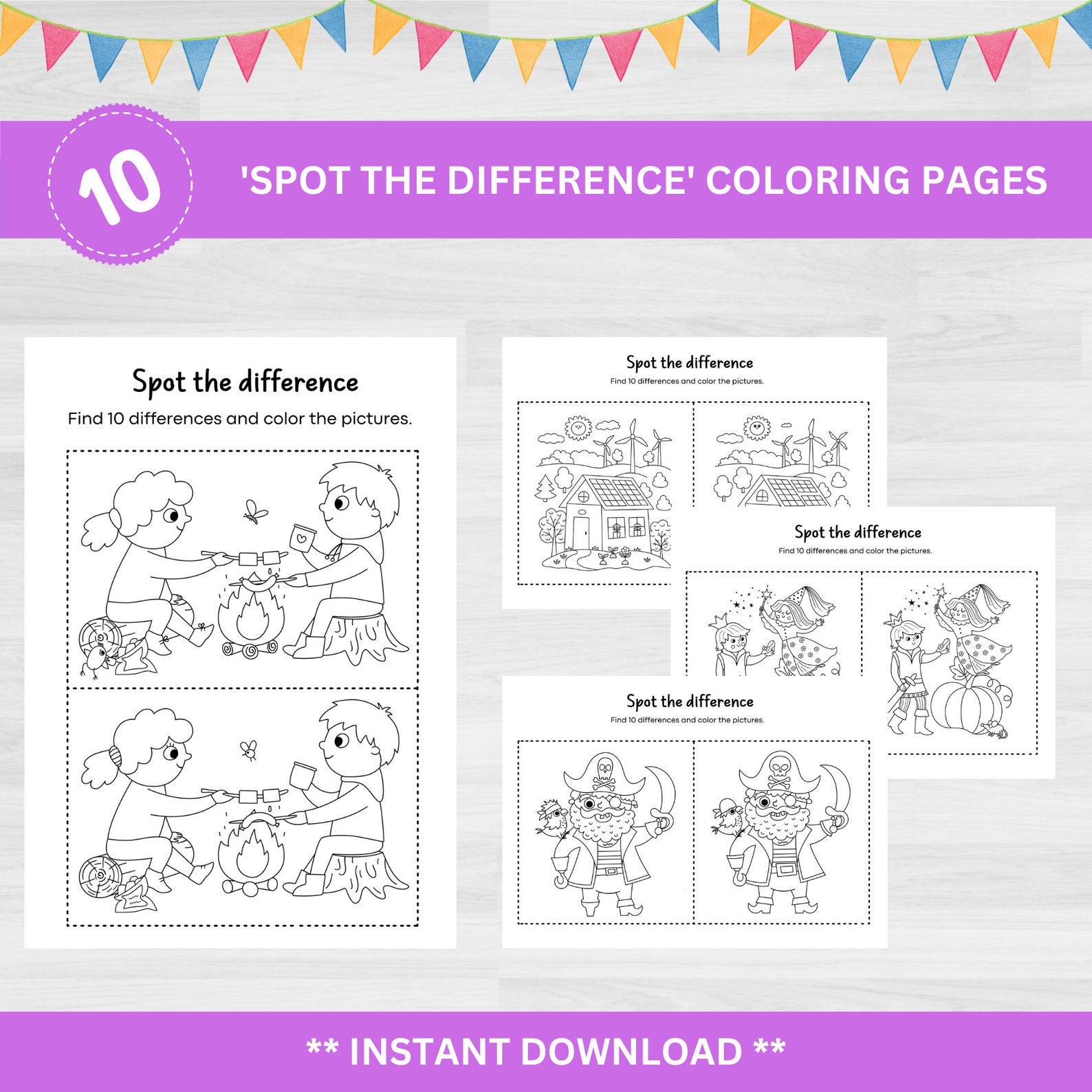 Spot the Difference Activities | Spot the Difference Printable Pages ...