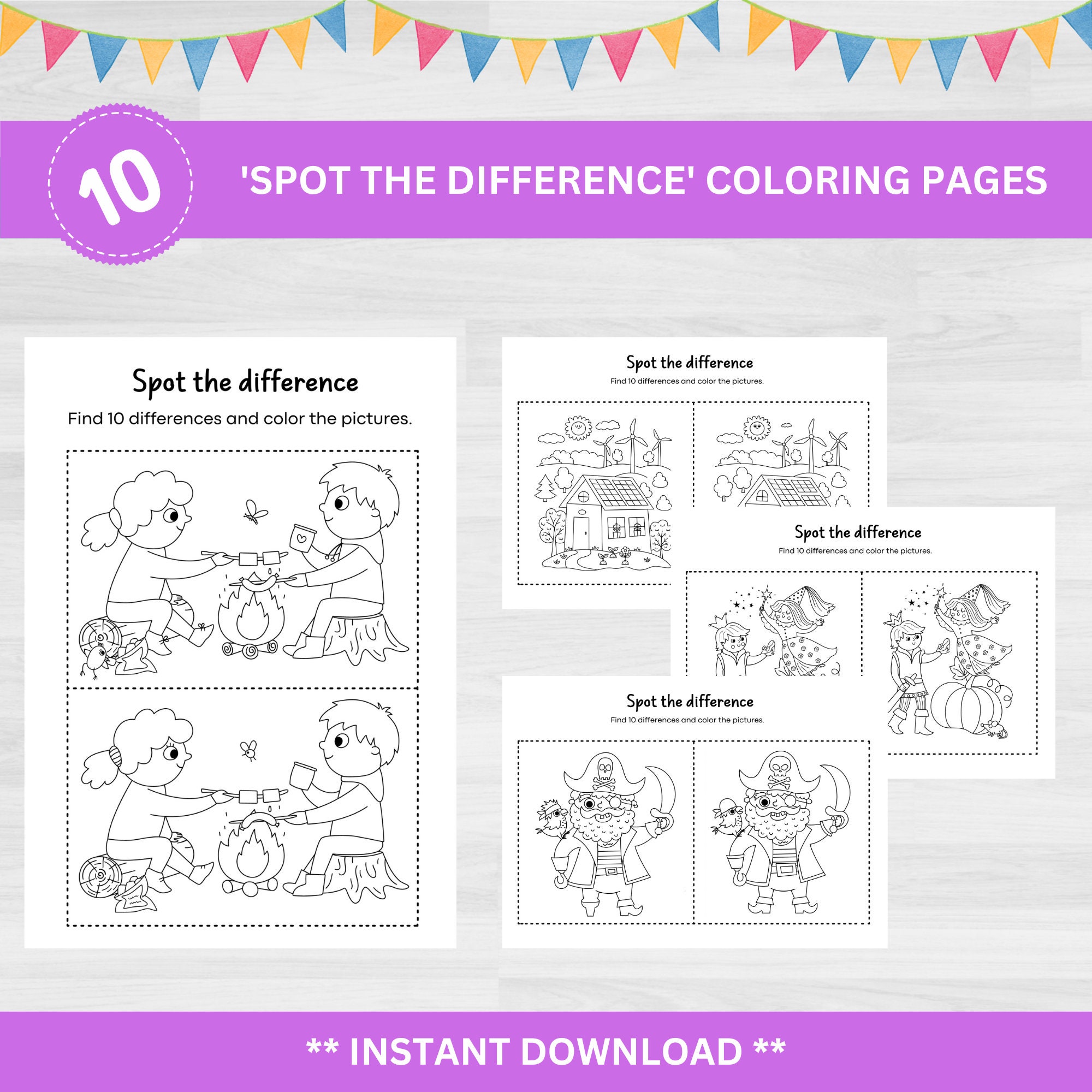 Spot the Difference Activities | Spot the Difference Printable Pages ...