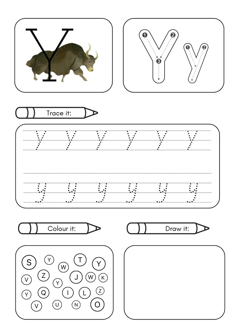Alphabet Letter Worksheets Alphabet Tracing Preschool Sheets ...