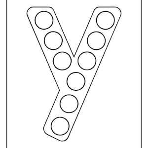Alphabet Dot Marker Printables: ABC Dot Activities (digital Download ...