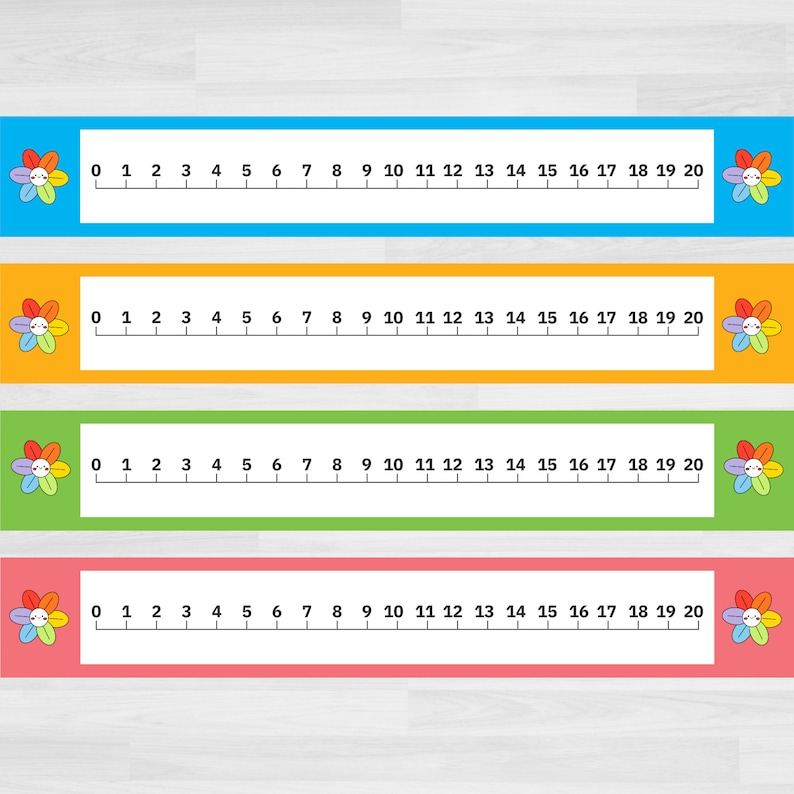 Printable Number Line 0-20: Teacher Classroom Resource (digital ...