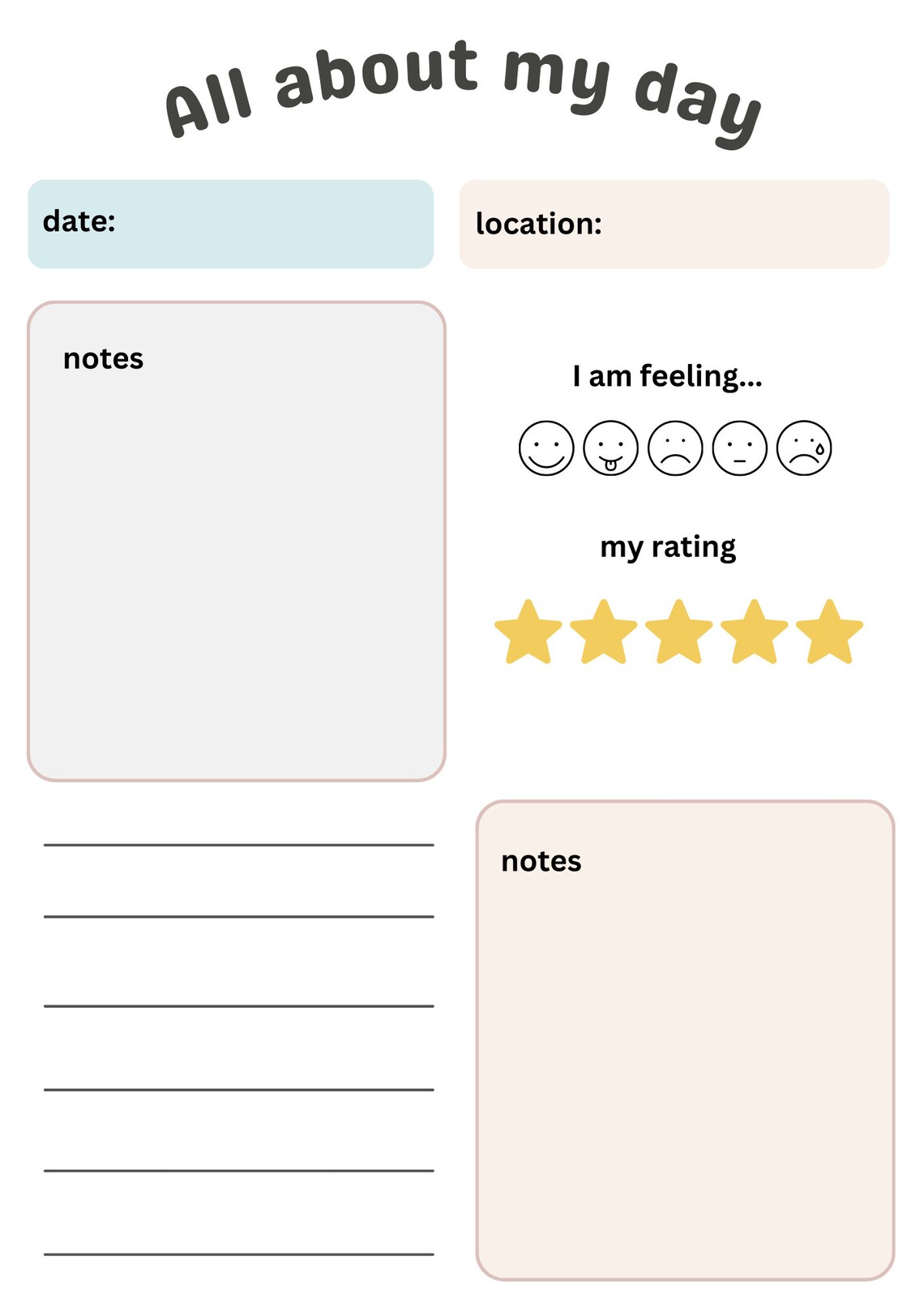 Travel Journal Printable | Travel Journal Kids | Travel Journal Digital ...