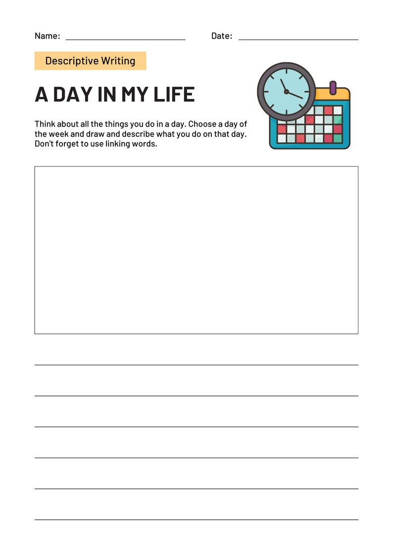 Descriptive Writing Prompts: Story Starters & Draw and Write (digital ...